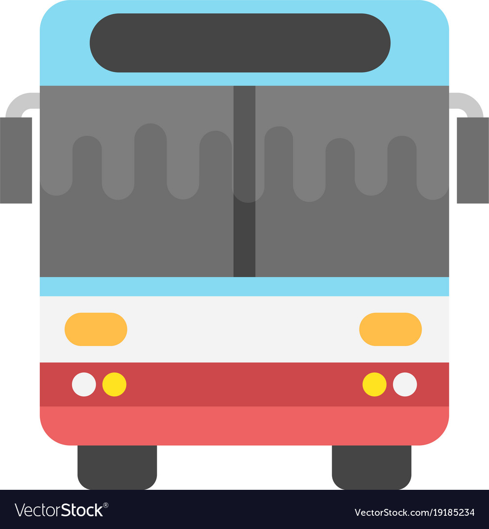 Bus flat icon Royalty Free Vector Image - VectorStock Bus flat icon Royalty Free Vector Image - VectorStock
