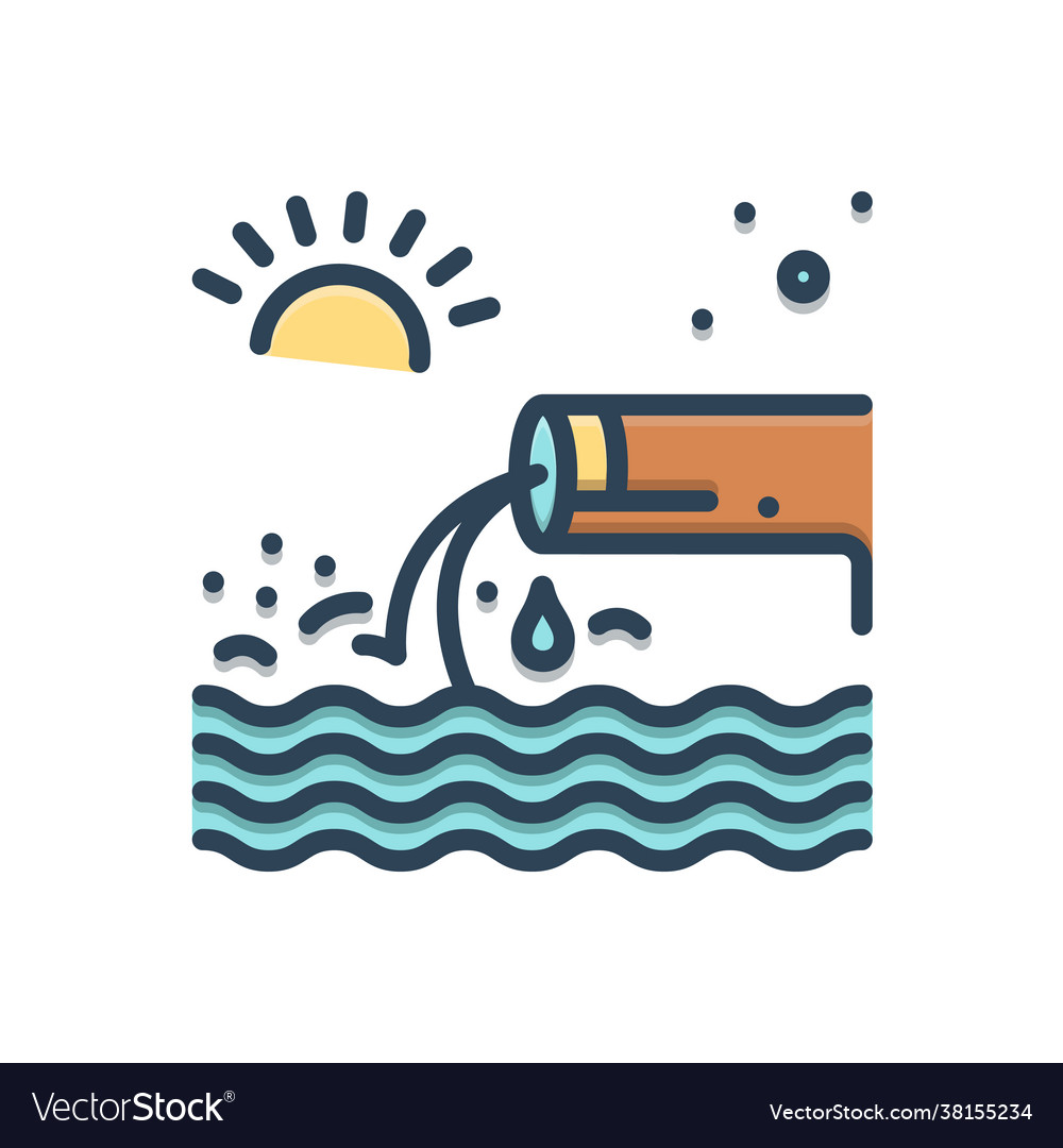 Effluent Royalty Free Vector Image - VectorStock