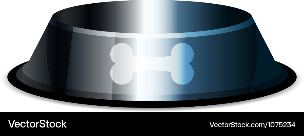 Pet bowl Royalty Free Vector Image - VectorStock
