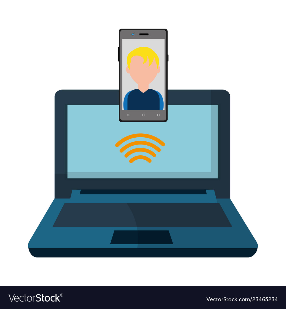 Technology computing cartoon Royalty Free Vector Image