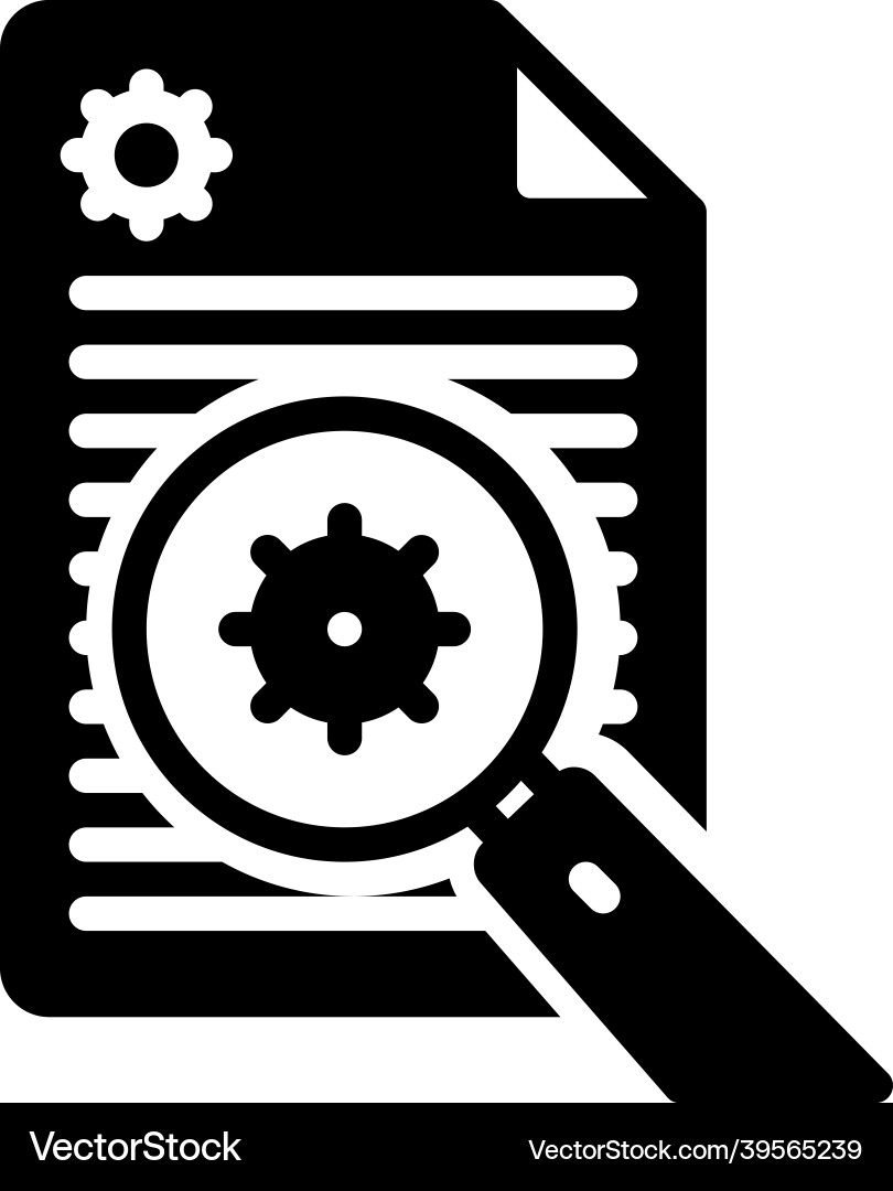 Analyze Royalty Free Vector Image - VectorStock