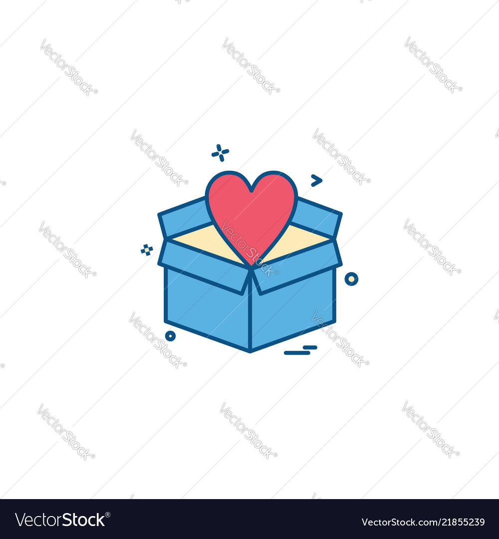 Box icon design Royalty Free Vector Image - VectorStock