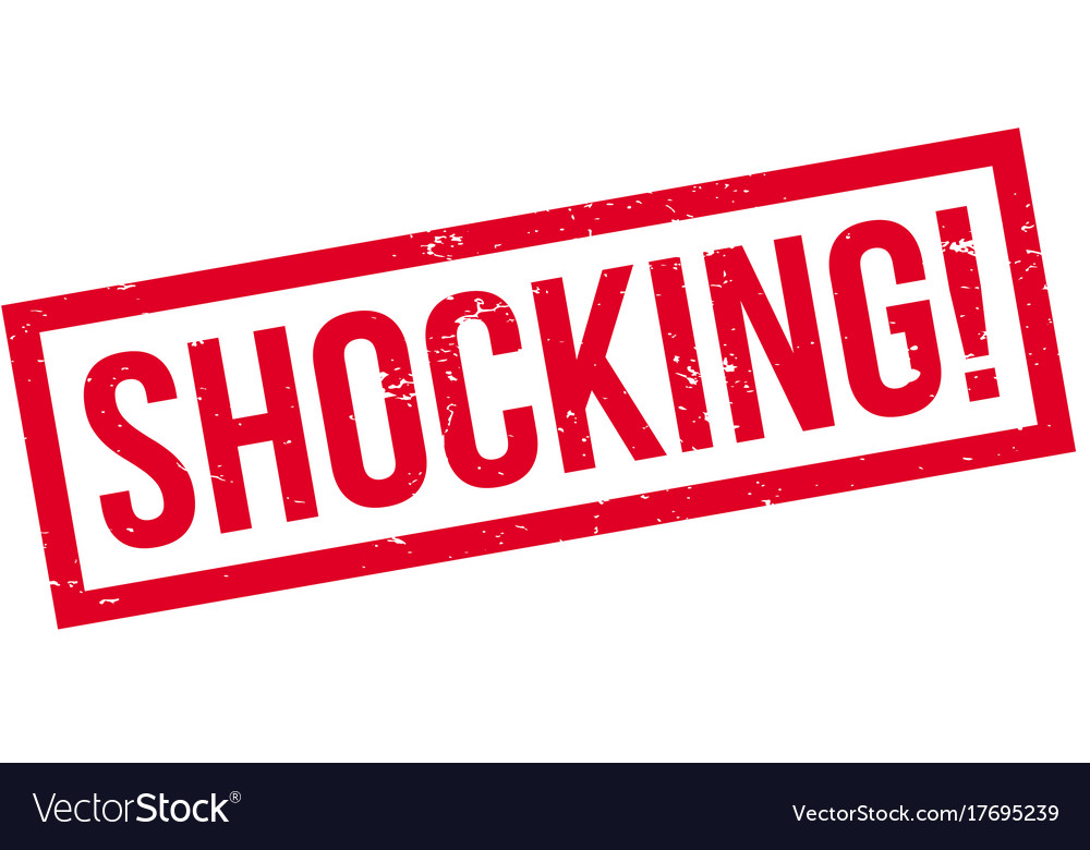 Shocking rubber stamp Royalty Free Vector Image