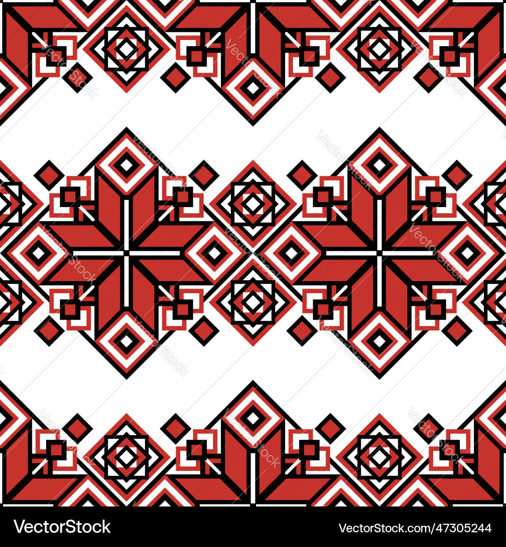 Seamless pattern with ornamental composition Vector Image
