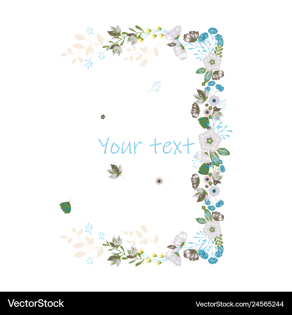 Watercolor design element bird banners Royalty Free Vector