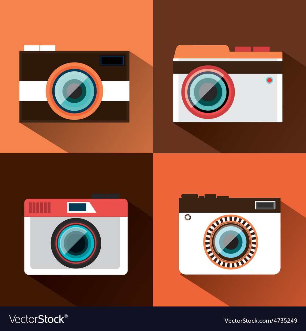 Camera design Royalty Free Vector Image - VectorStock