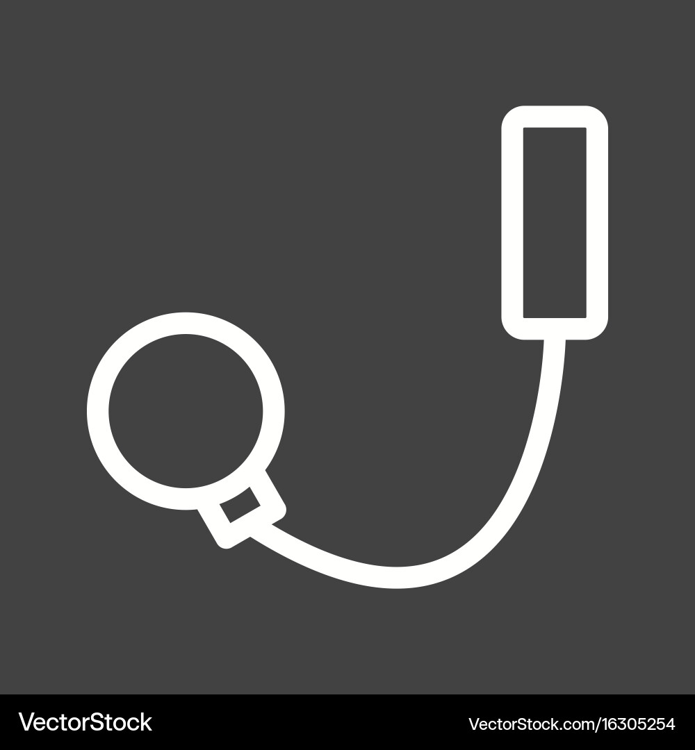 Charger cable Royalty Free Vector Image - VectorStock