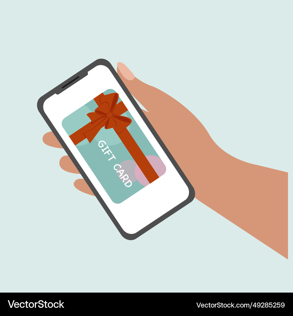 Gift card and promotion strategy voucher Vector Image