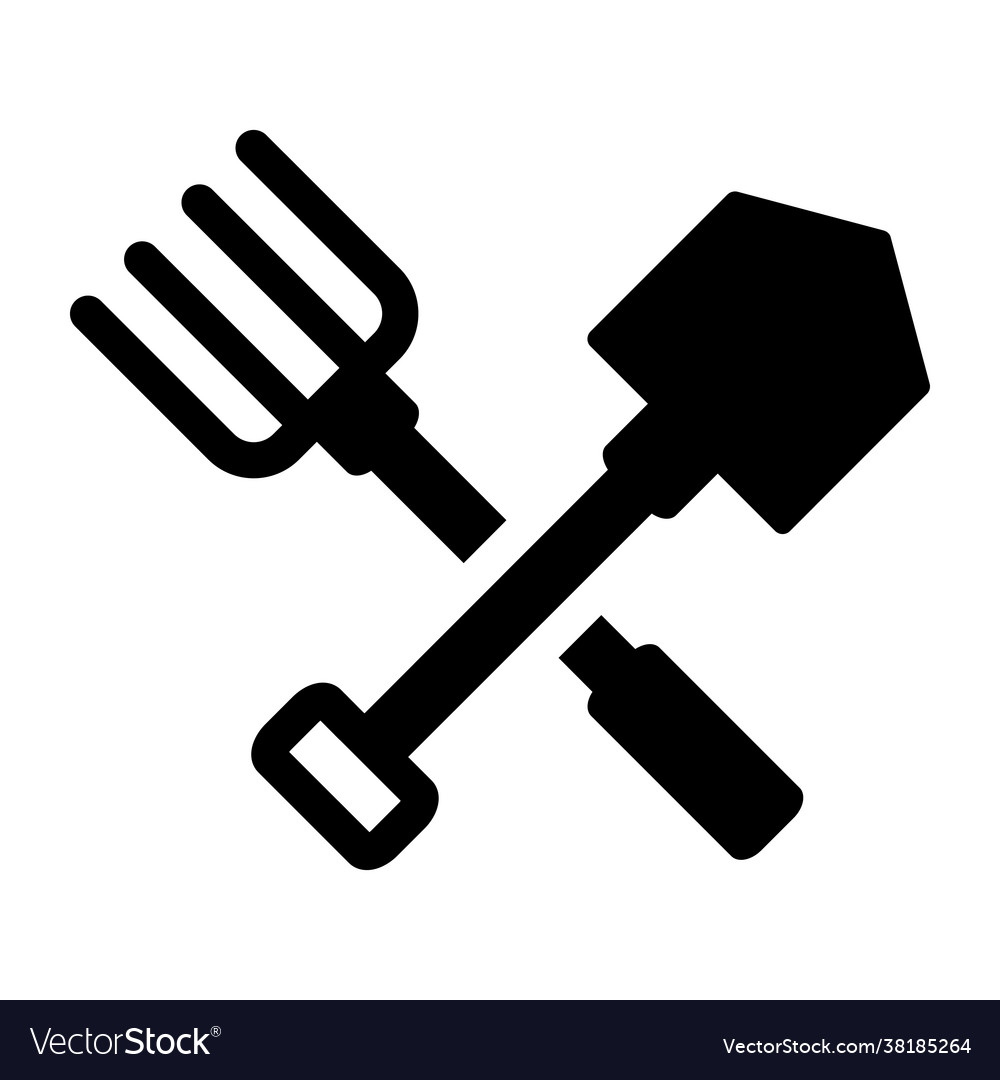 Digging tools Royalty Free Vector Image - VectorStock