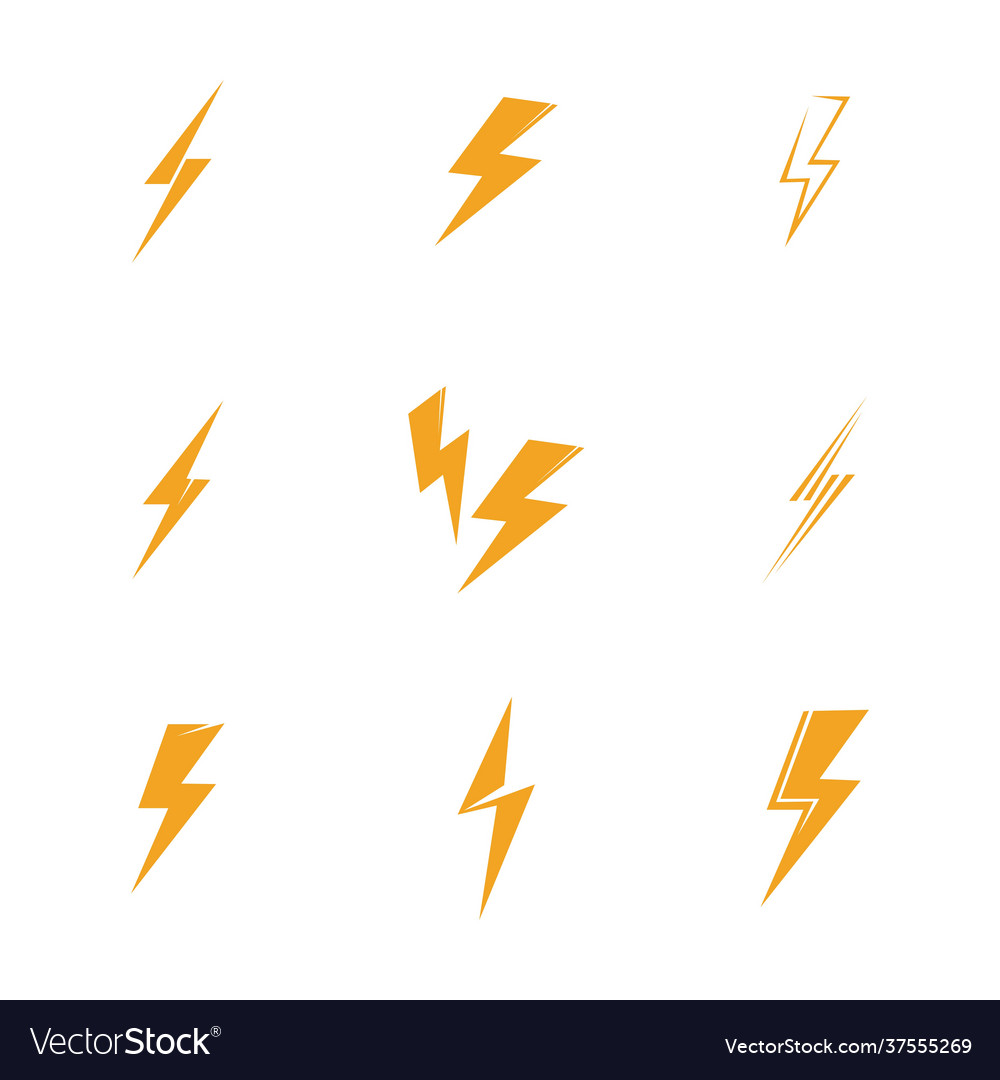 Thunderbolt Royalty Free Vector Image - VectorStock