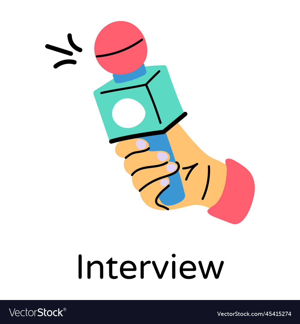 Interview Royalty Free Vector Image - VectorStock