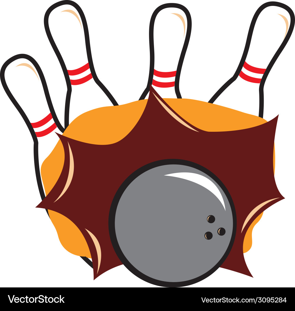 Bowling Royalty Free Vector Image - VectorStock