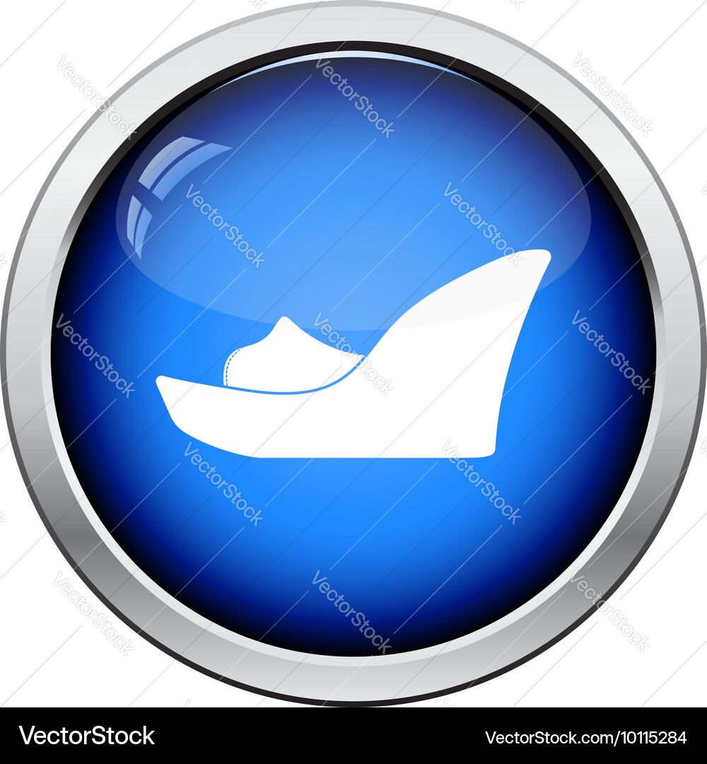 Platform shoe icon Royalty Free Vector Image - VectorStock
