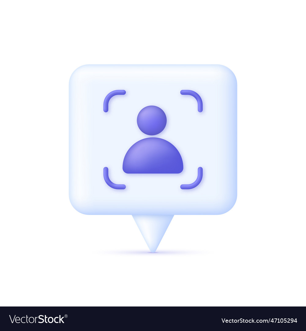 3d customer centric Royalty Free Vector Image - VectorStock
