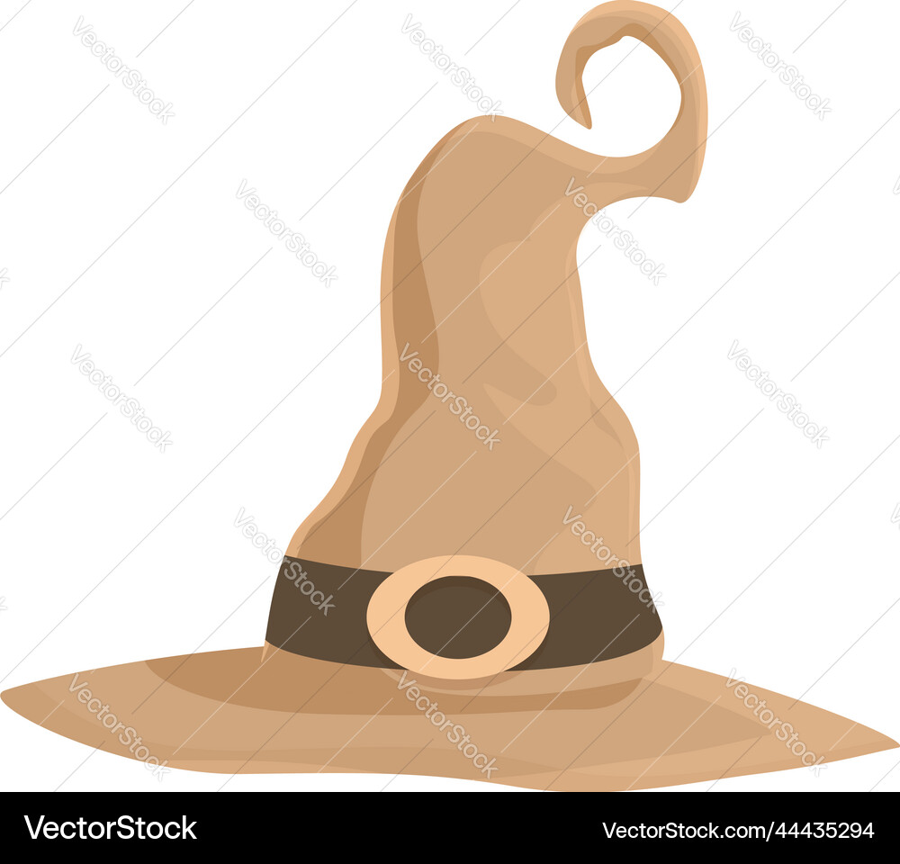 Cute magic hat icon cartoon magician trick Vector Image