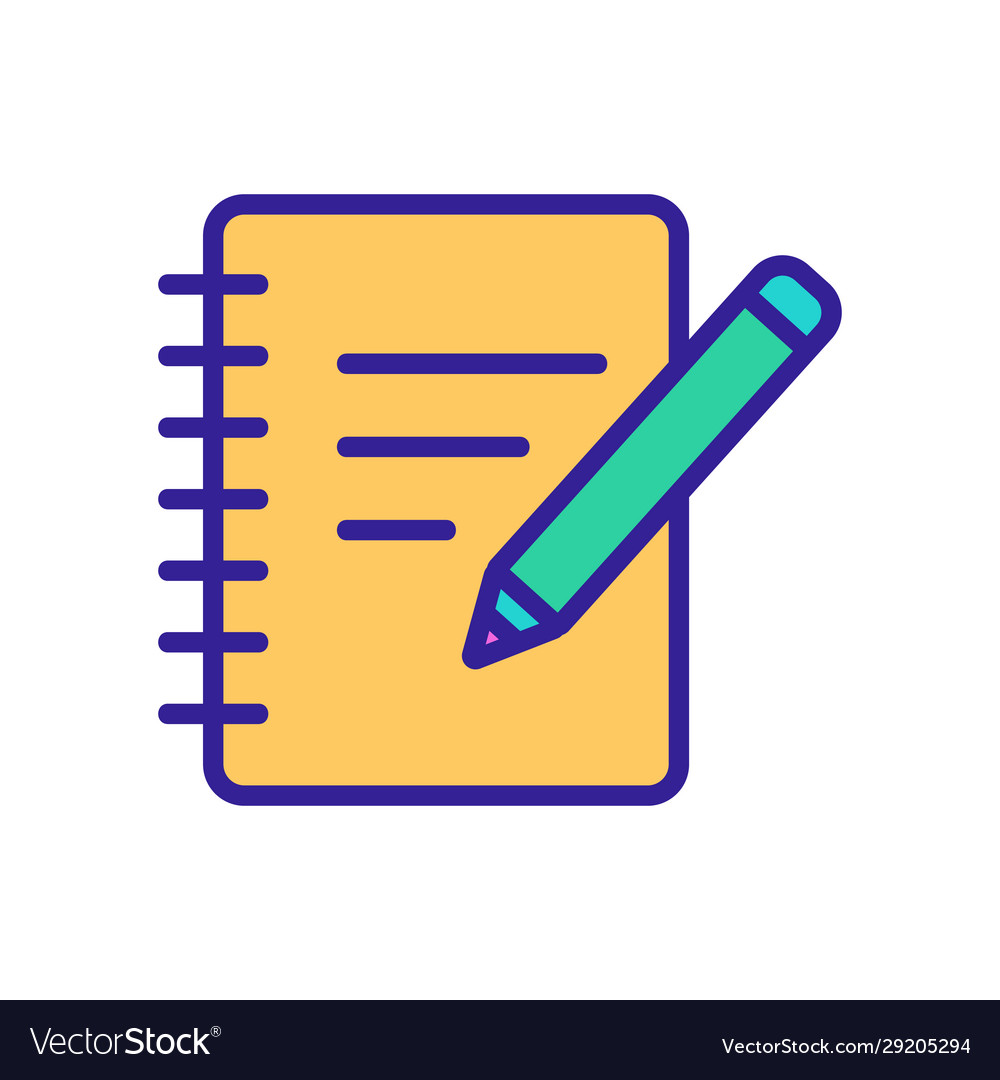 Journalism Icon Isolated Contour Symbol Royalty Free Vector