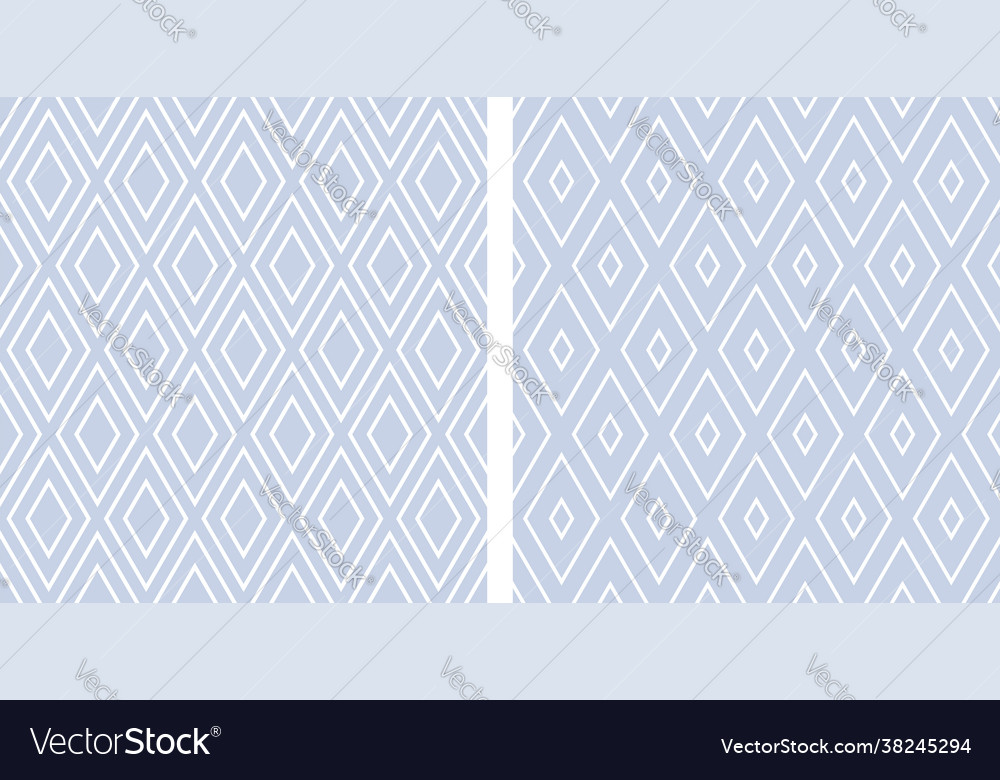 Seamless diamonds patterns Royalty Free Vector Image