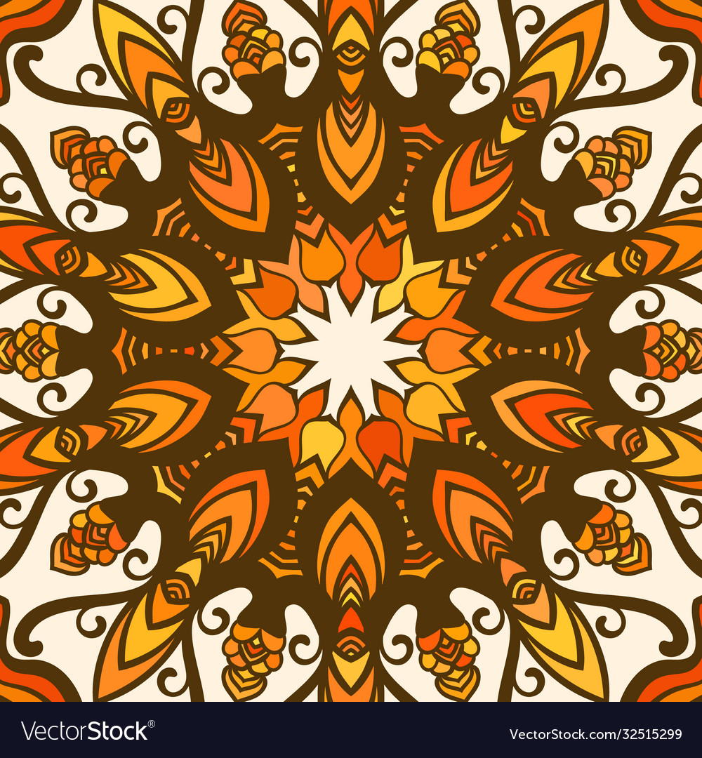 Abstract background round ornamental texture Vector Image