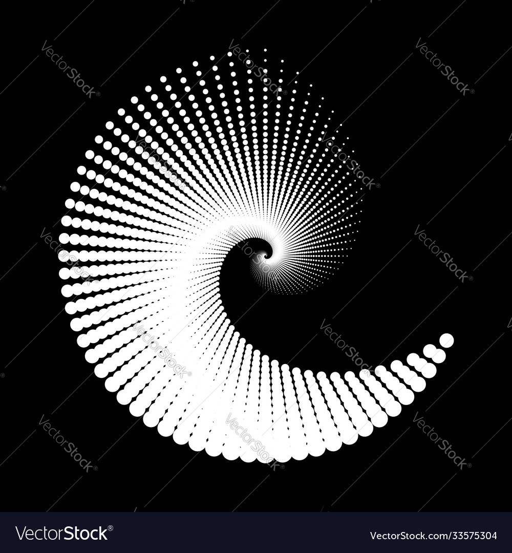 Design spiral dots backdrop Royalty Free Vector Image Design spiral dots backdrop Royalty Free Vector Image