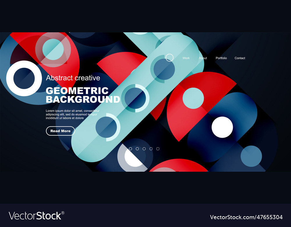 Simple circles and round elements pattern Vector Image