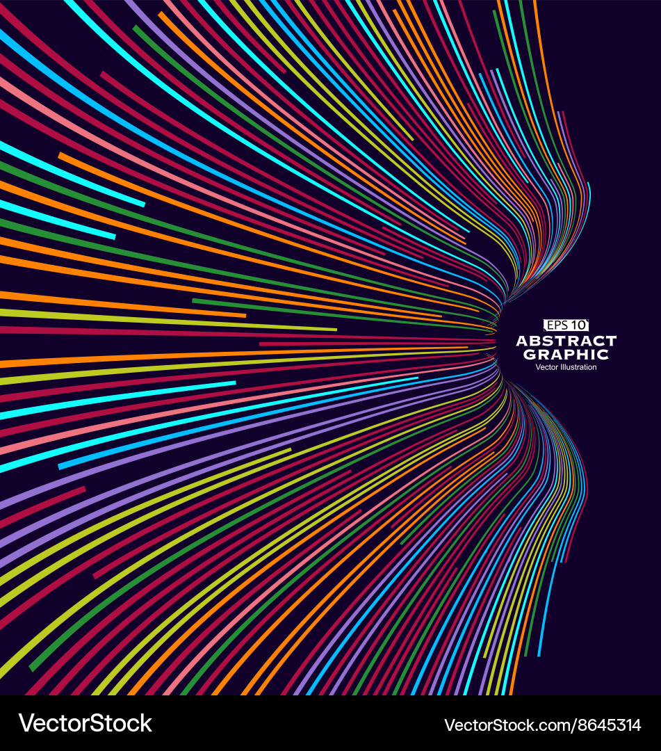 Abstract graphics spring colors Royalty Free Vector Image