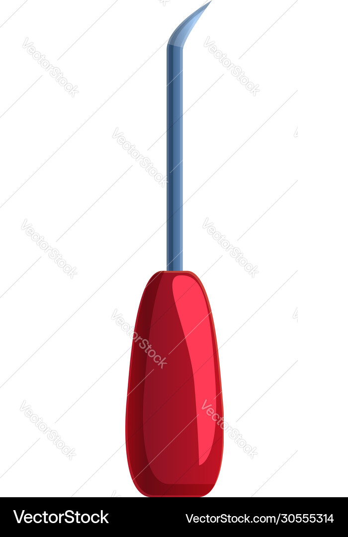 Shoemaker awl icon cartoon style Royalty Free Vector Image