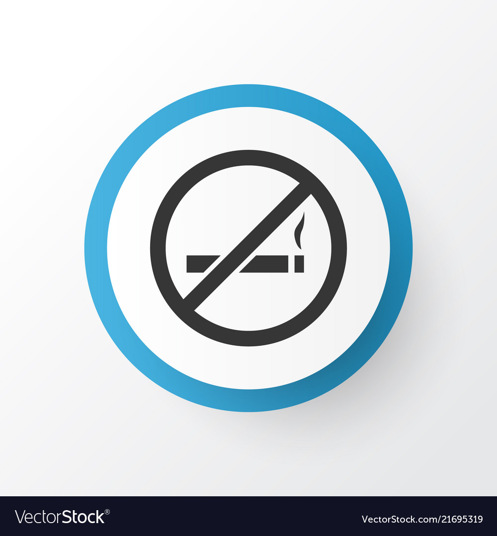 Do Not Smoke Icon Symbol Premium Quality Isolated Vector Image