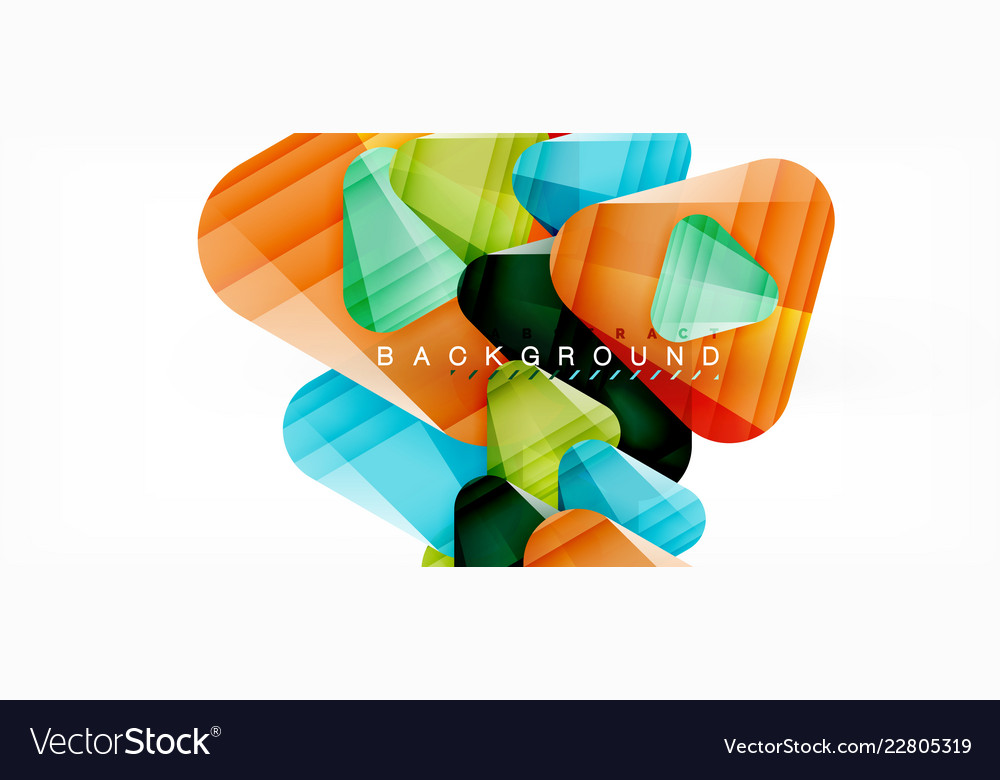 Geometric abstract background triangles Royalty Free Vector