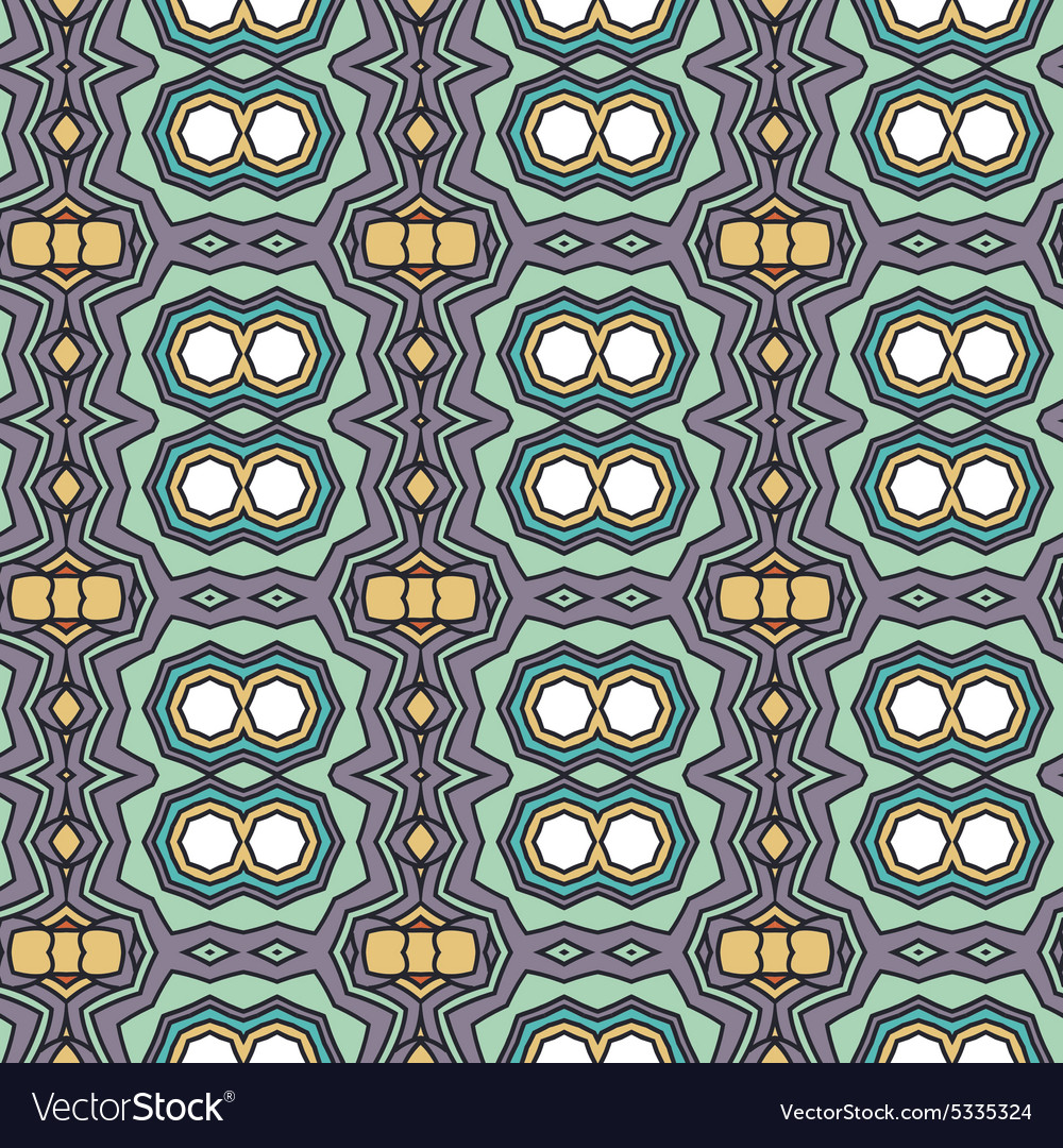 Abstract seamless ornament pattern Royalty Free Vector Image