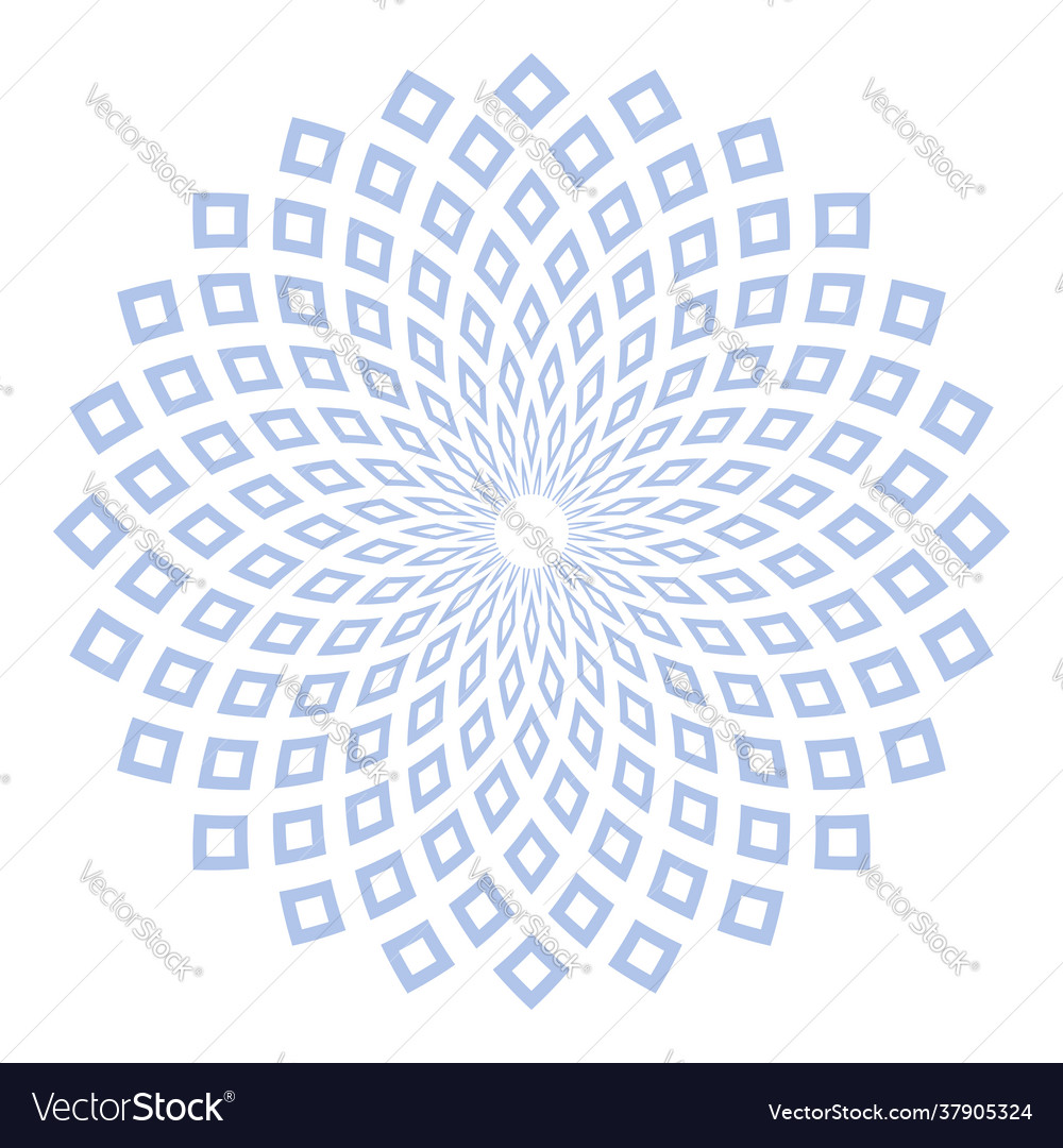 Circle blue pattern Royalty Free Vector Image - VectorStock