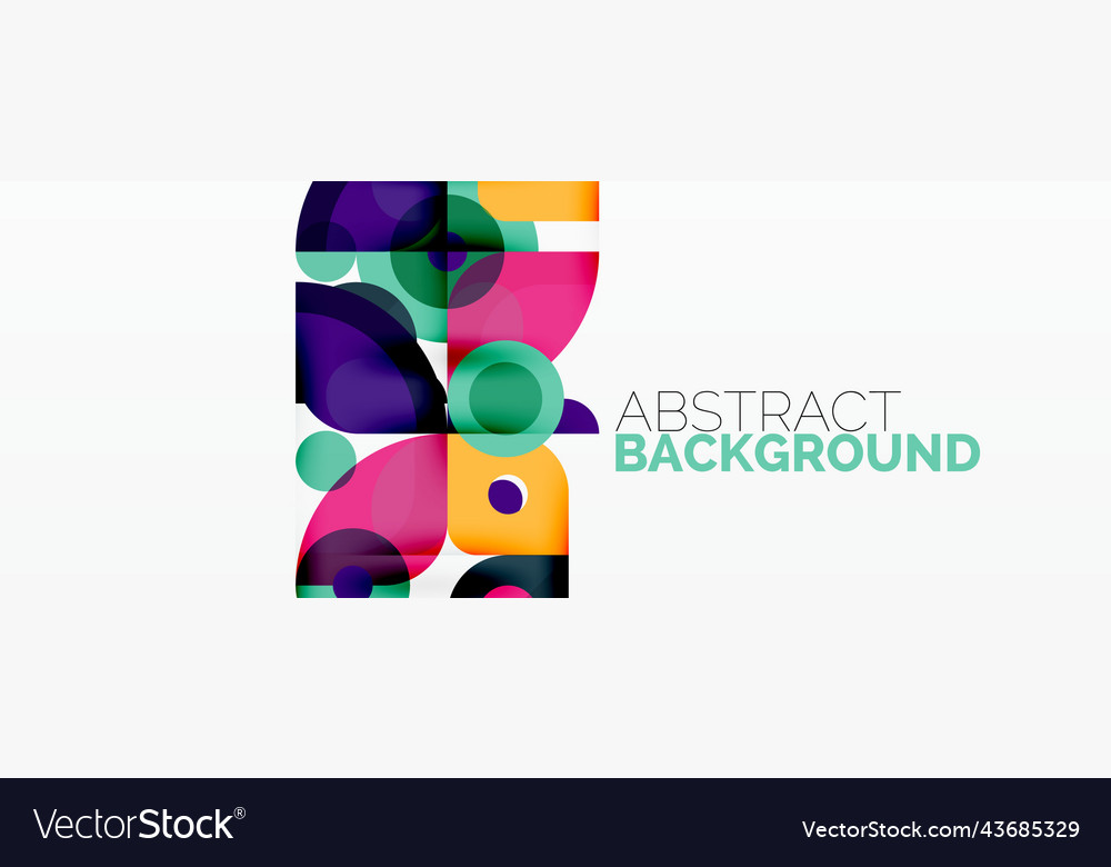 Colorful geometric pattern minimal abstract Vector Image Colorful geometric pattern minimal abstract Vector Image