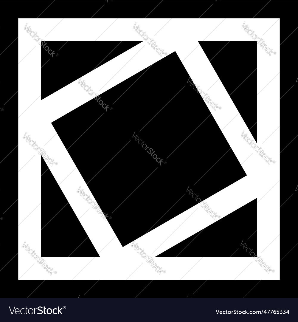Abstract square design Royalty Free Vector Image