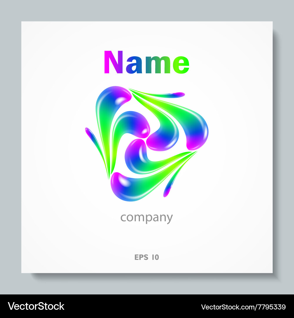 Abstract logo element design template Royalty Free Vector