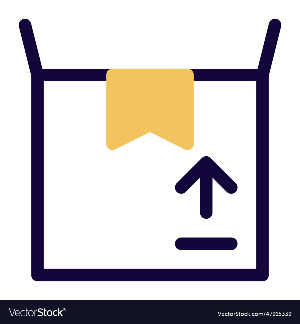 Packaged box unboxed to reveal contents Royalty Free Vector Packaged box unboxed to reveal contents Royalty Free Vector