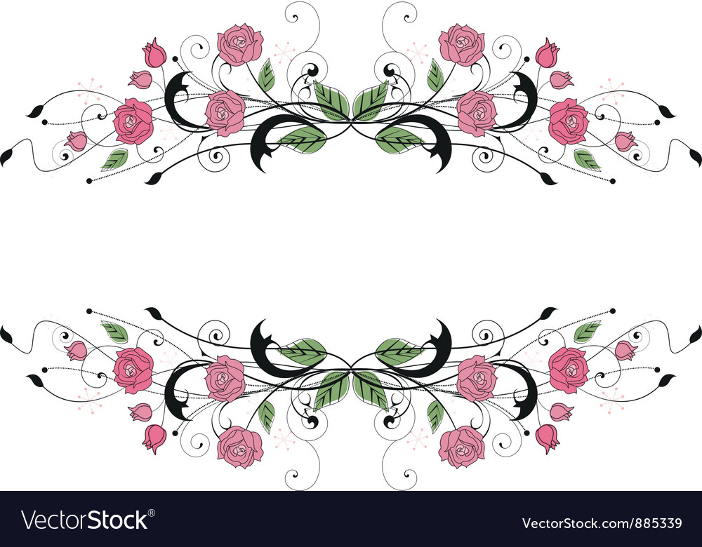 Roses Royalty Free Vector Image - VectorStock
