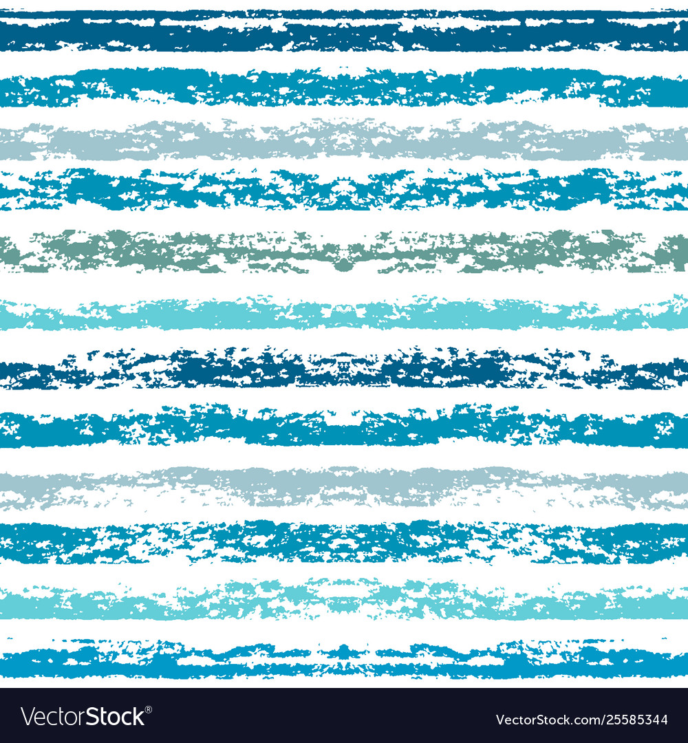 Blue seamless wave pattern linear design on black Vector Image