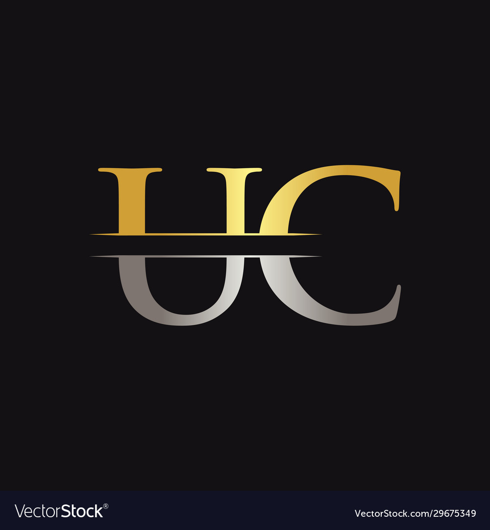 Initial letter uc logo design template Royalty Free Vector Initial letter uc logo design template Royalty Free Vector