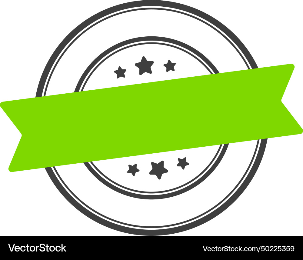 Blank Stamp Label On Transparent Background Vector Image