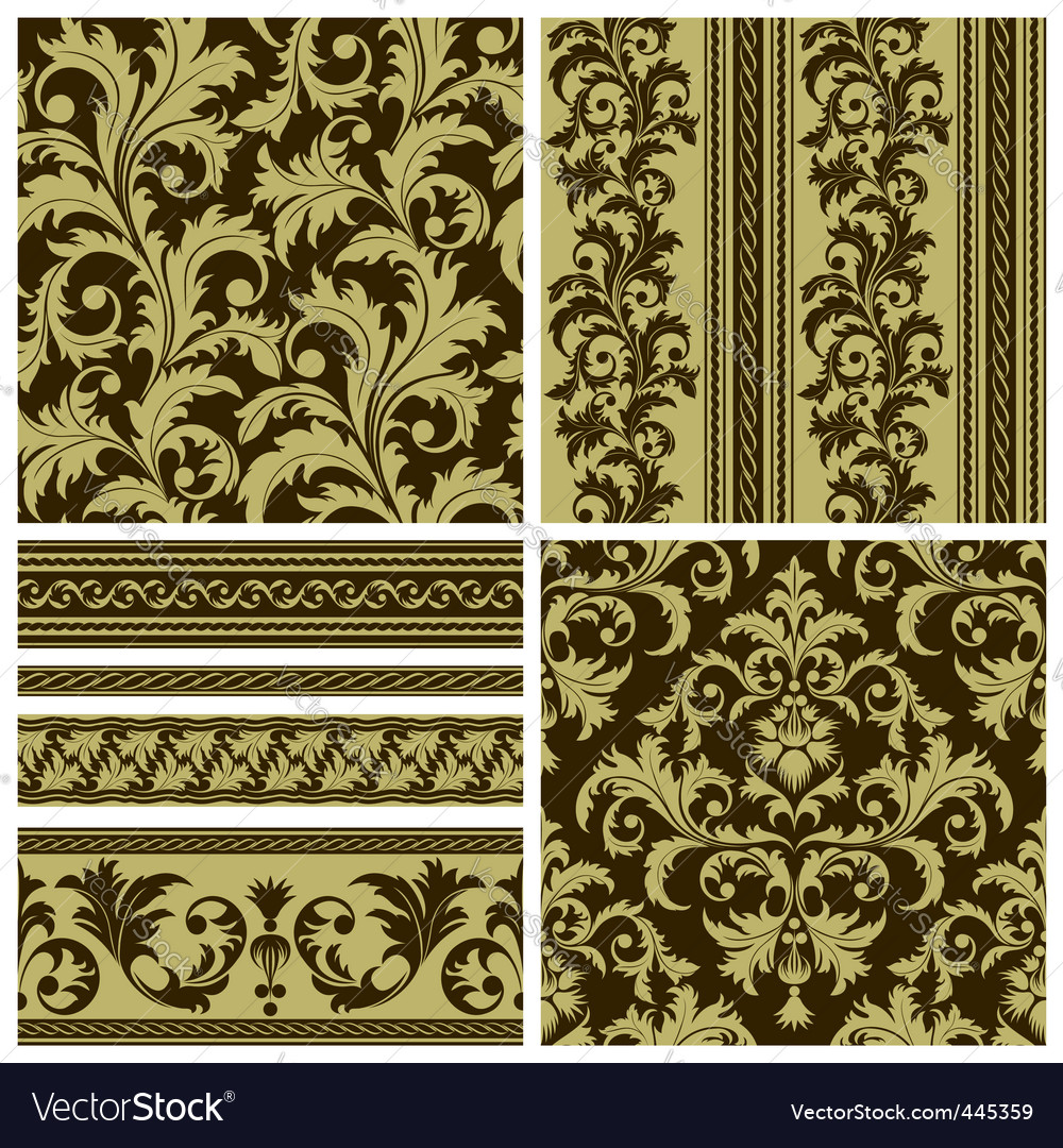 Plant pattern Royalty Free Vector Image - VectorStock