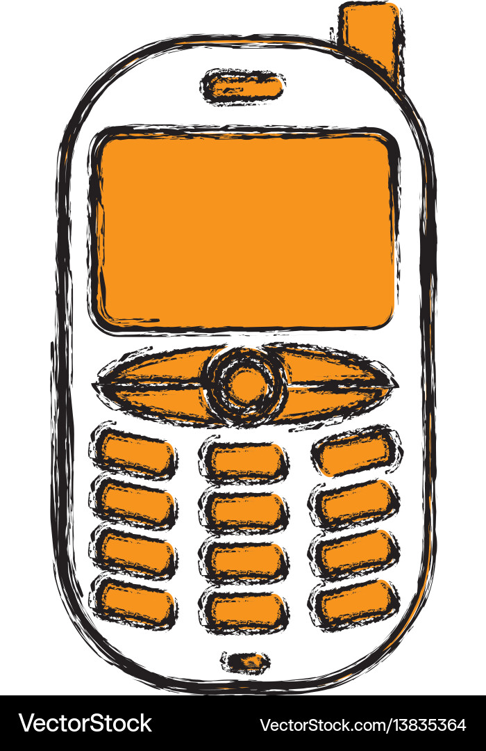 Cellphone mobile technology Royalty Free Vector Image