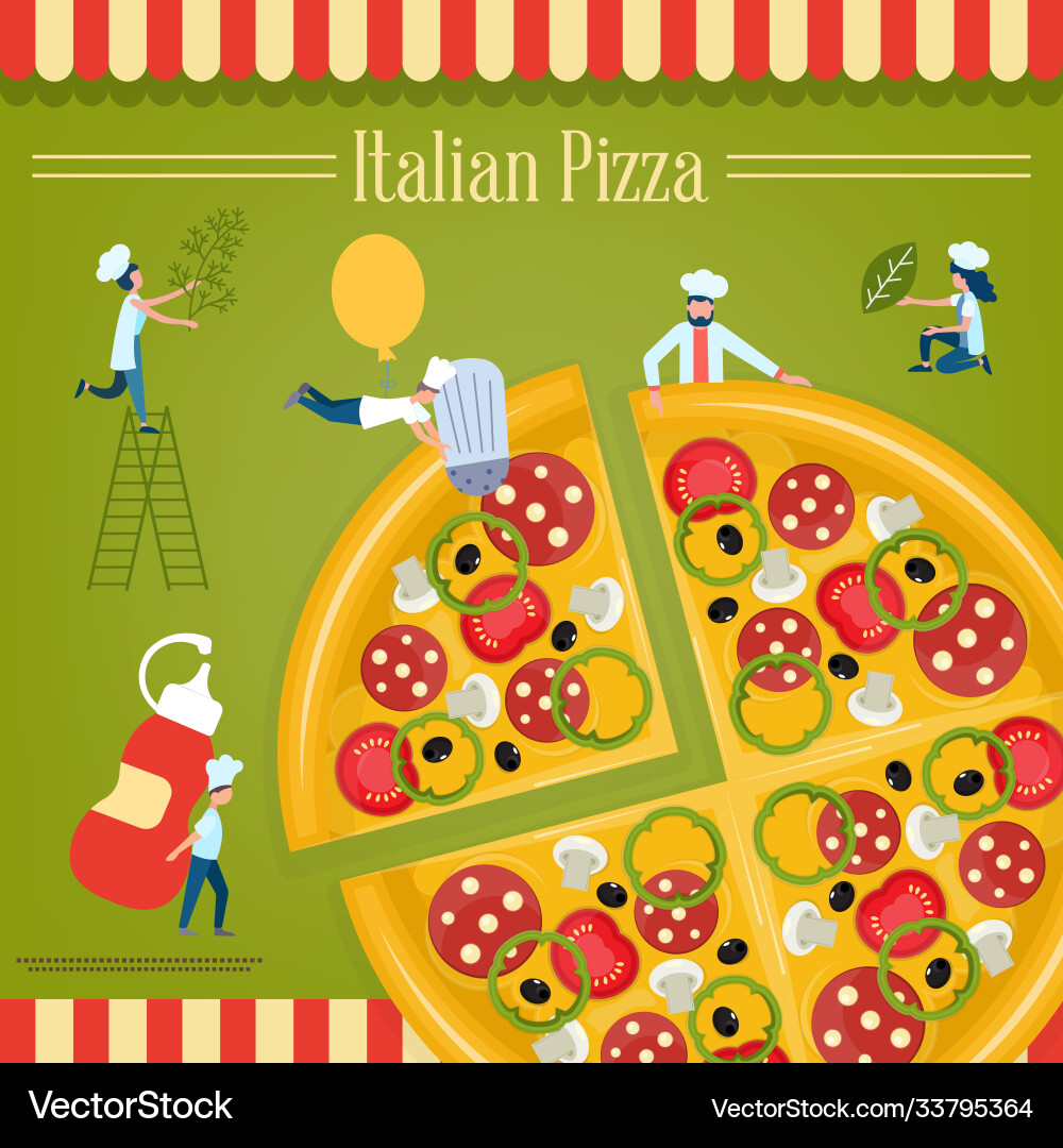Restaurant pizzeria Royalty Free Vector Image - VectorStock