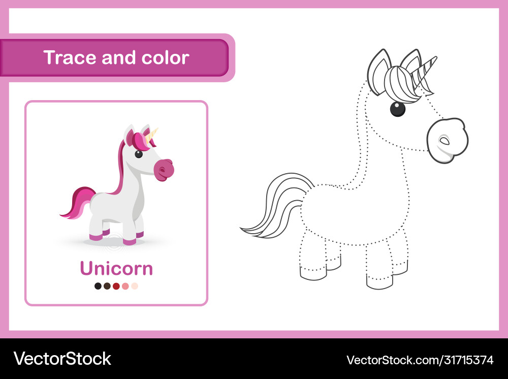 Drawing worksheet for preschool kids Royalty Free Vector