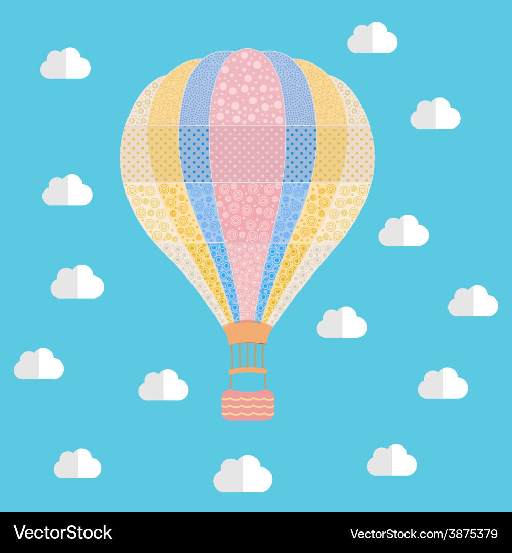 Air balloon Royalty Free Vector Image - VectorStock