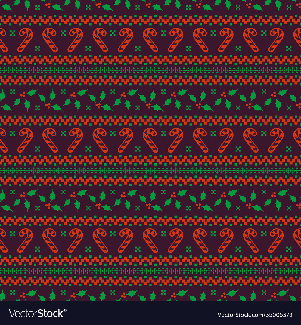 Christmas seamless pattern background Royalty Free Vector