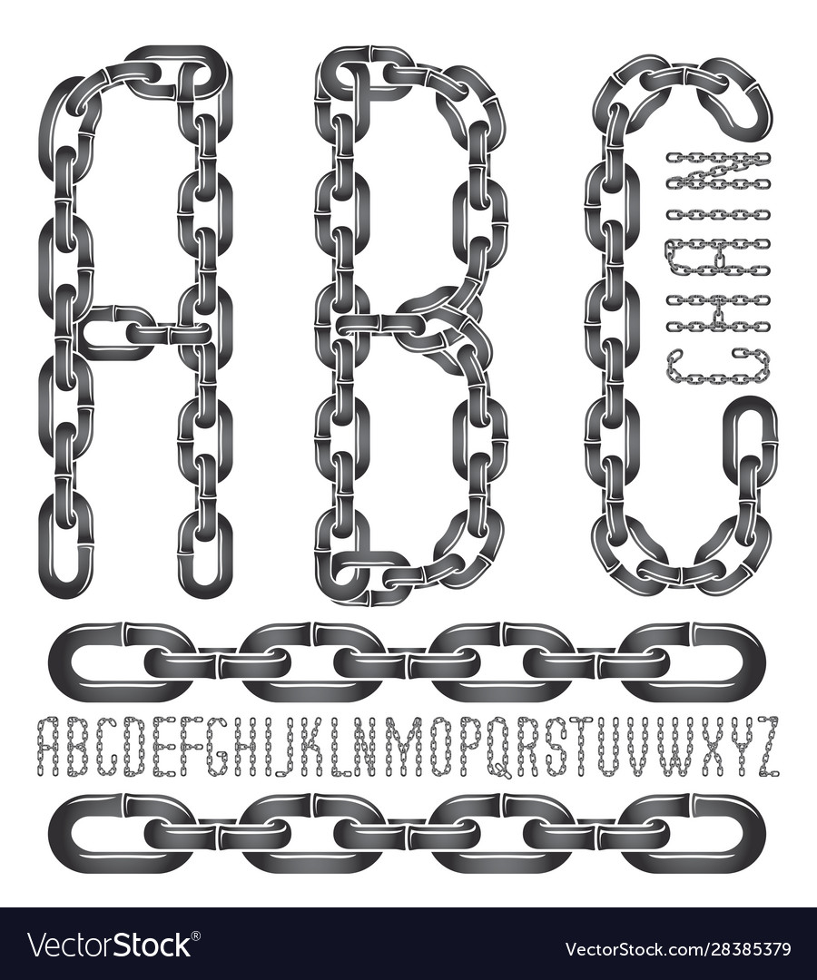 Font trendy typescript can be used in poster Vector Image