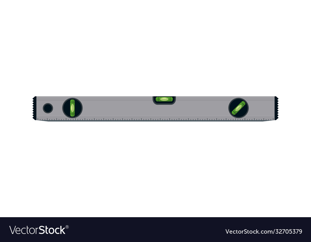 Level tool flat Royalty Free Vector Image - VectorStock