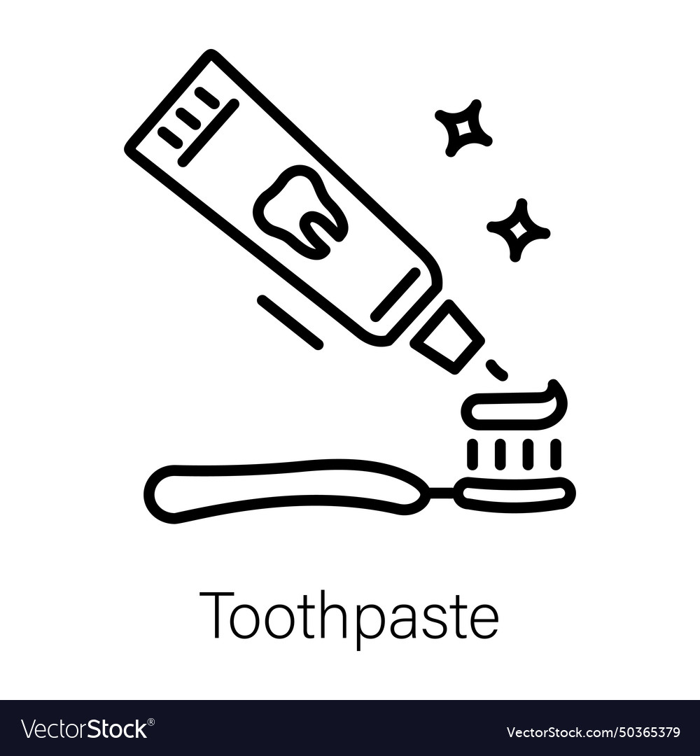 Toothpaste Royalty Free Vector Image - VectorStock