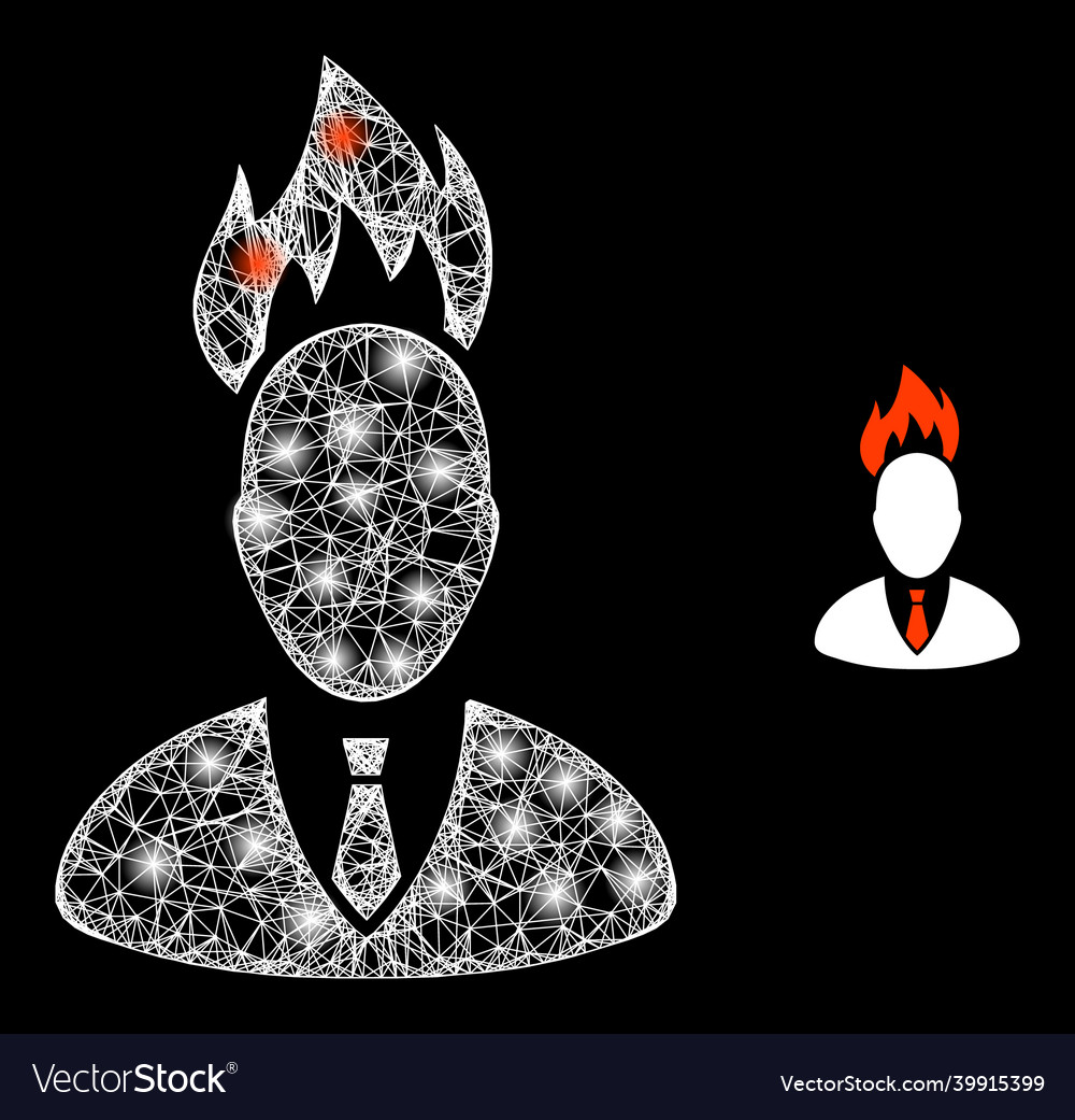 Flare mesh fired boss with color lightspots Vector Image Flare mesh fired boss with color lightspots Vector Image