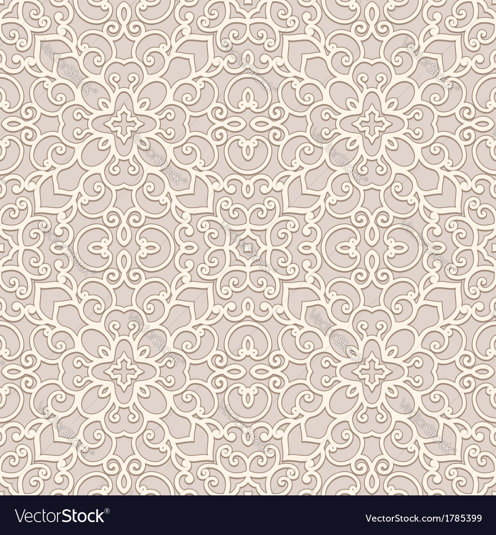 Seamless beige pattern Royalty Free Vector Image