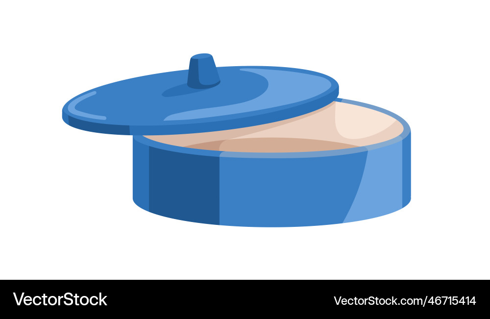 Casserole dish ceramic baking pan bakery Vector Image